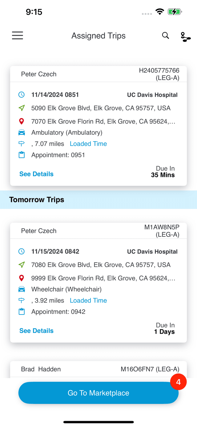 NEMT Driver App for Seamless Trip Management & Safety - NEMT Platform